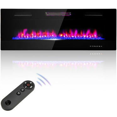 E-Flame USA Denali 28" XL Freestanding Portable Electric Fireplace ...