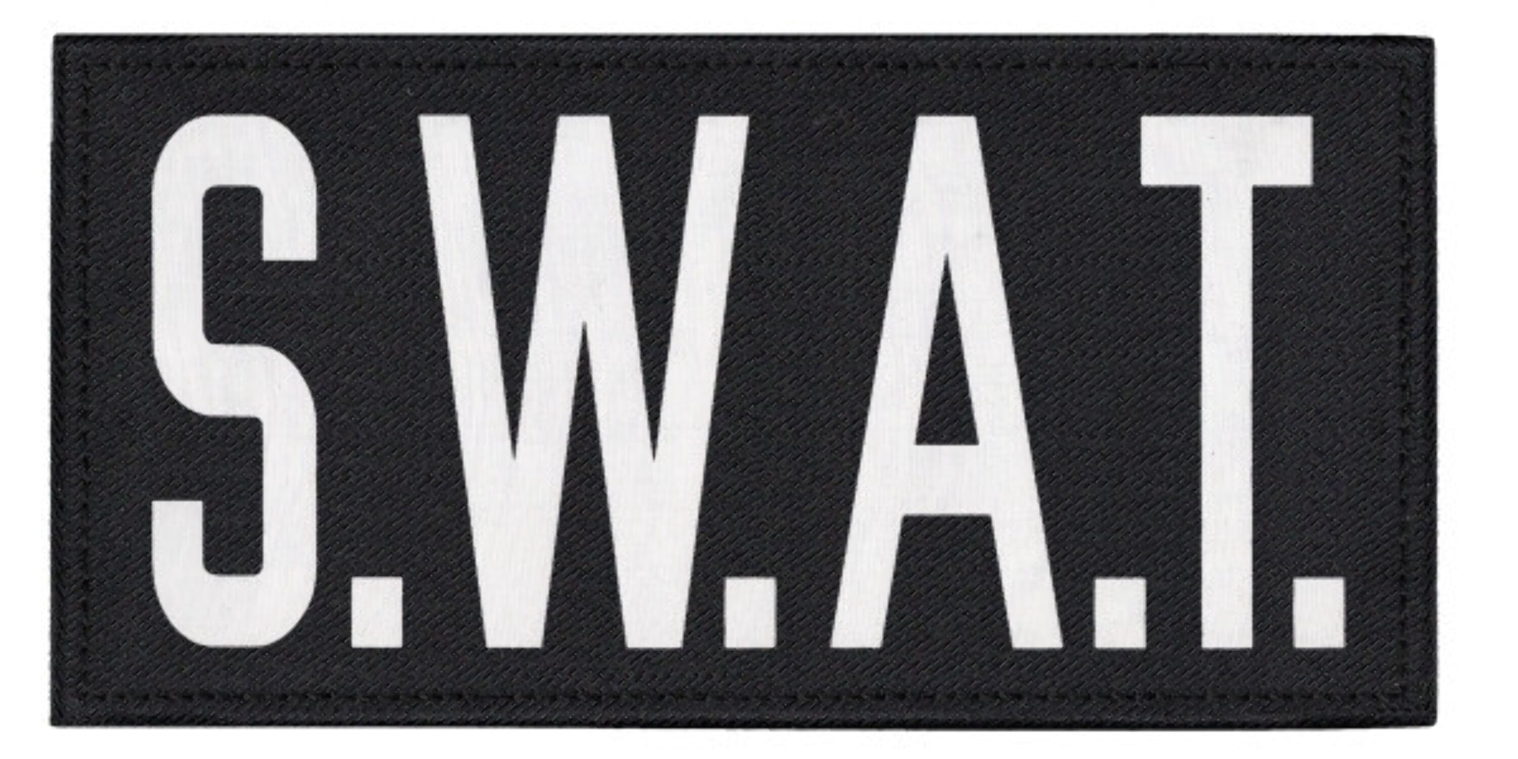 S.W.A.T., Back Patch, Printed, Hook w/Loop, Tactical Style, O.D./Black ...