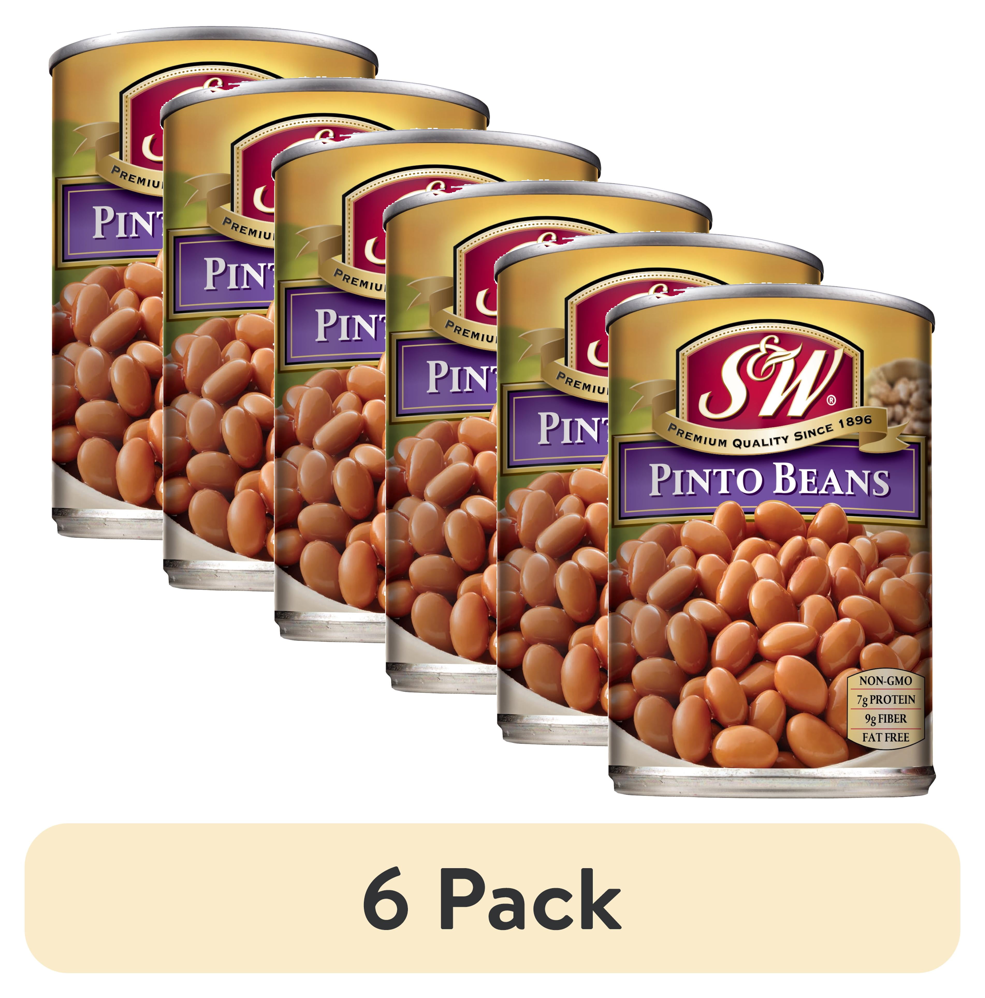 (6 pack) S&W Pinto Beans 15.5 oz. Can - Walmart.com