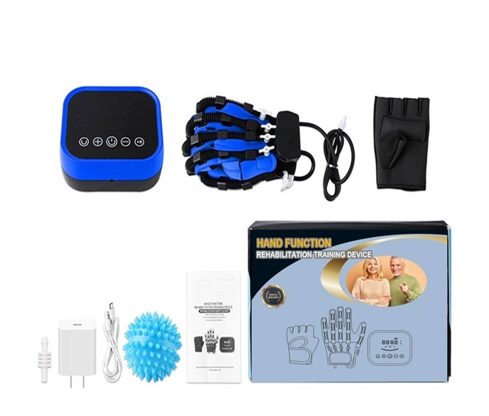 S-XL Finger Robot Rehabilitation Gloves Hand Therapy Equipment For ...