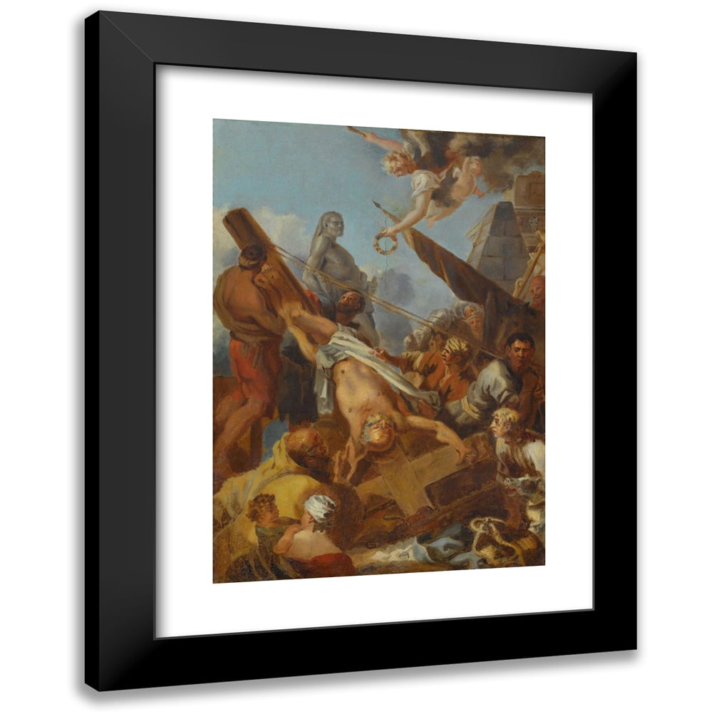 Sébastien Bourdon 11x14 Black Modern Framed Museum Art Print Titled ...