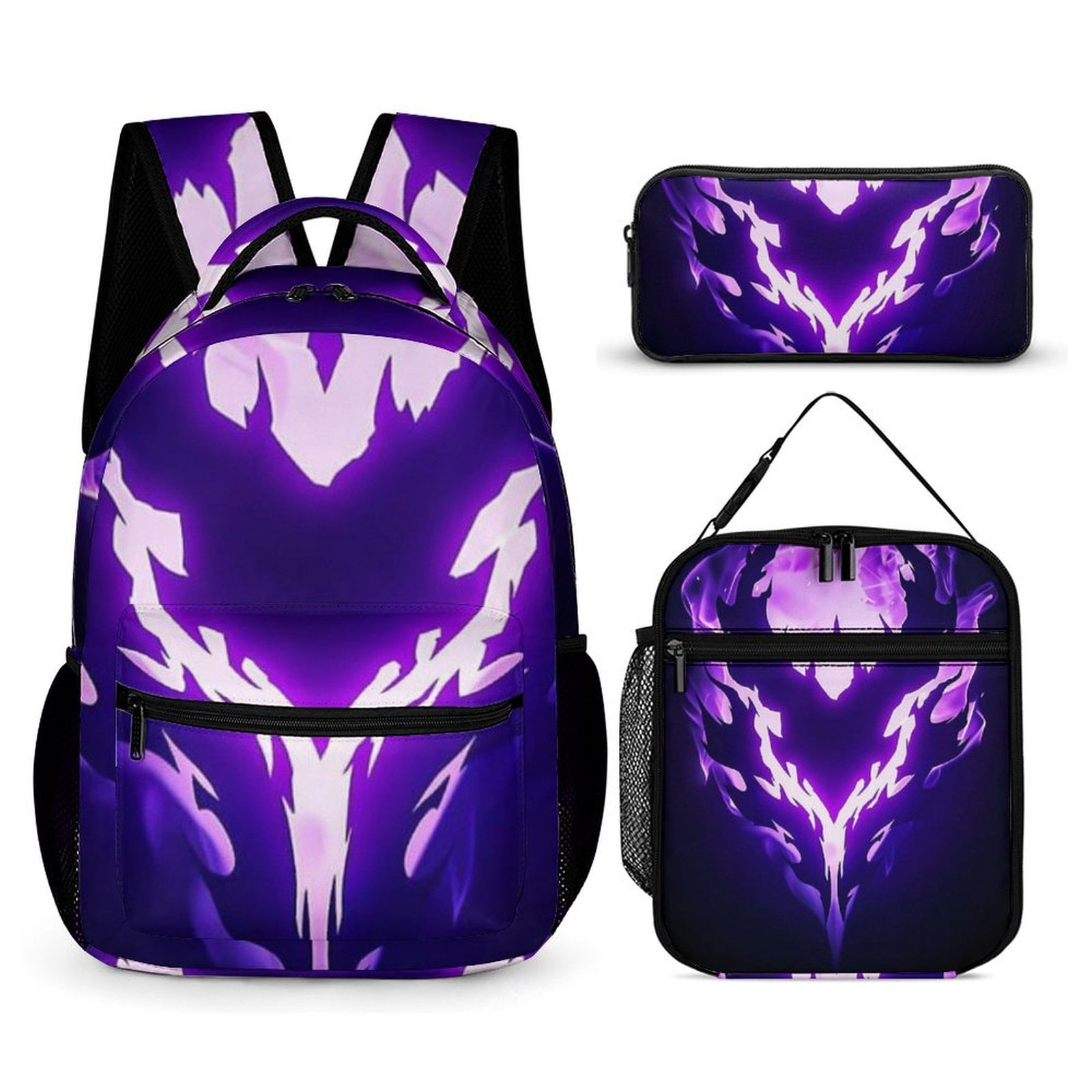 S-olo Leveli-ng Backpack Three Piece Set Combination Anime Gift S-olo ...