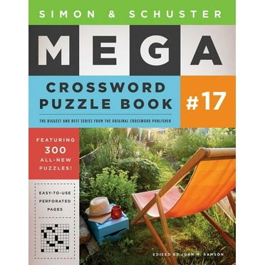 S&S Mega Crossword Puzzles: Simon & Schuster Mega Crossword Puzzle Book ...