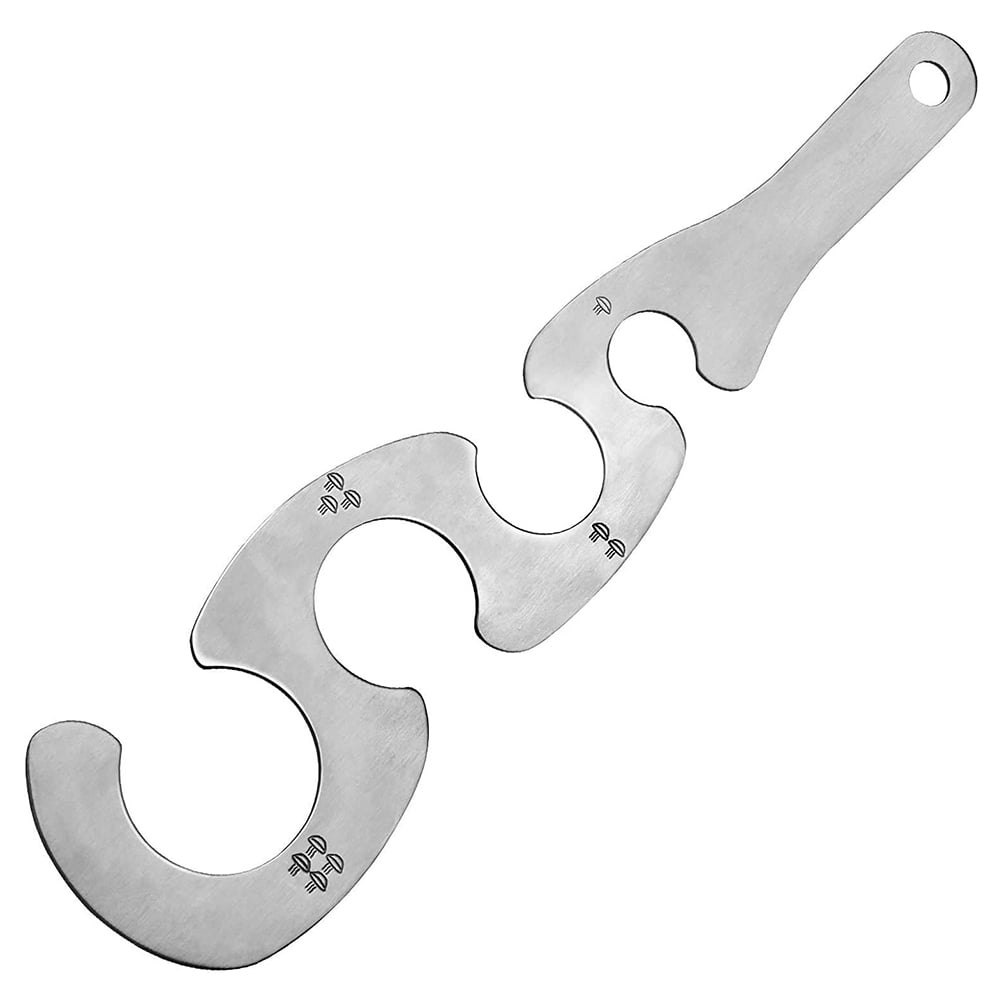 S-shaped Pasta Measuring Tool, Accurate Stainless Steel Spaghetti Ruler ...