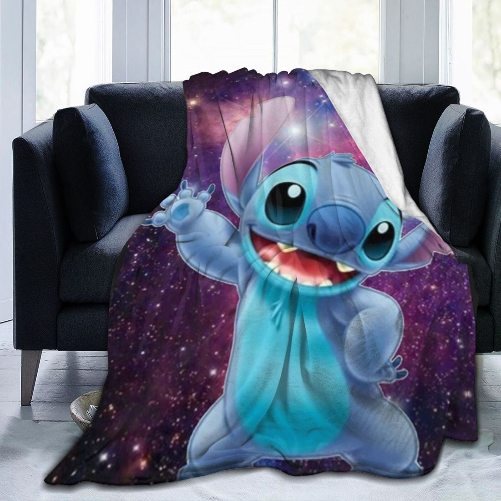 S-tit-ch Blanket Super Soft Lightweight Flannel Throw Classic fashion ...