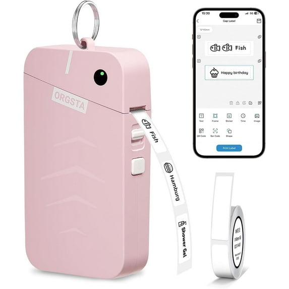 S001 Label Maker Machine with Tape, Portable Bluetooth Label Maker for ...
