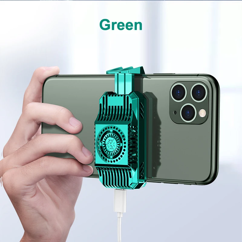 S01 Mobile Phone Semiconductor Fast Cooling Fan Radiator Type-C Back Clip Game Cooler for IOS ...