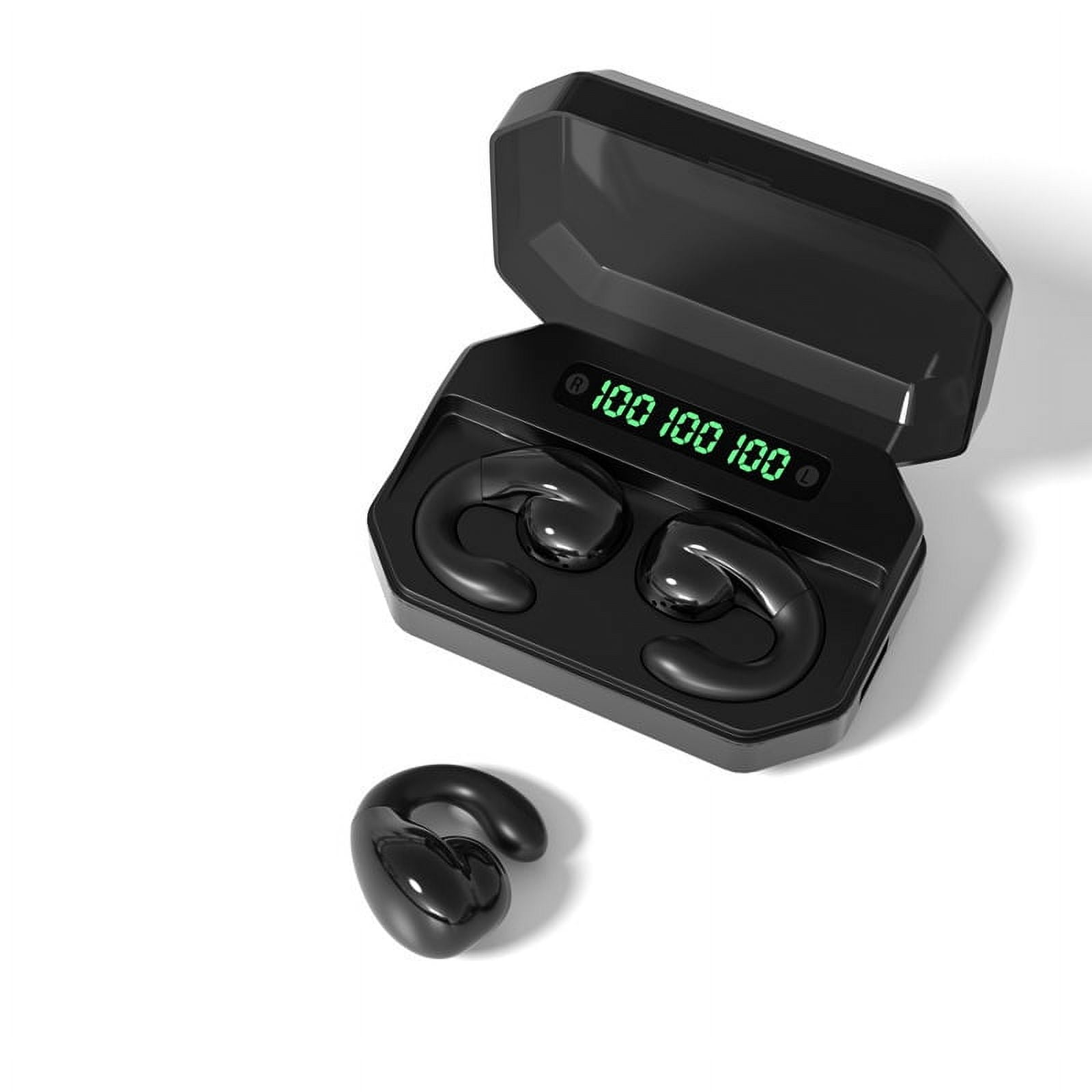 S03 Ear Clip Type Digital Display Wireless Bluetooth Headset - Walmart.com