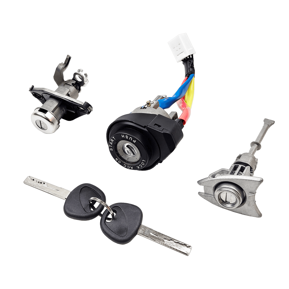Ignition Switch Door Lock Cylinder Trunk Lid Lock Assembly w/ 2 Keys ...