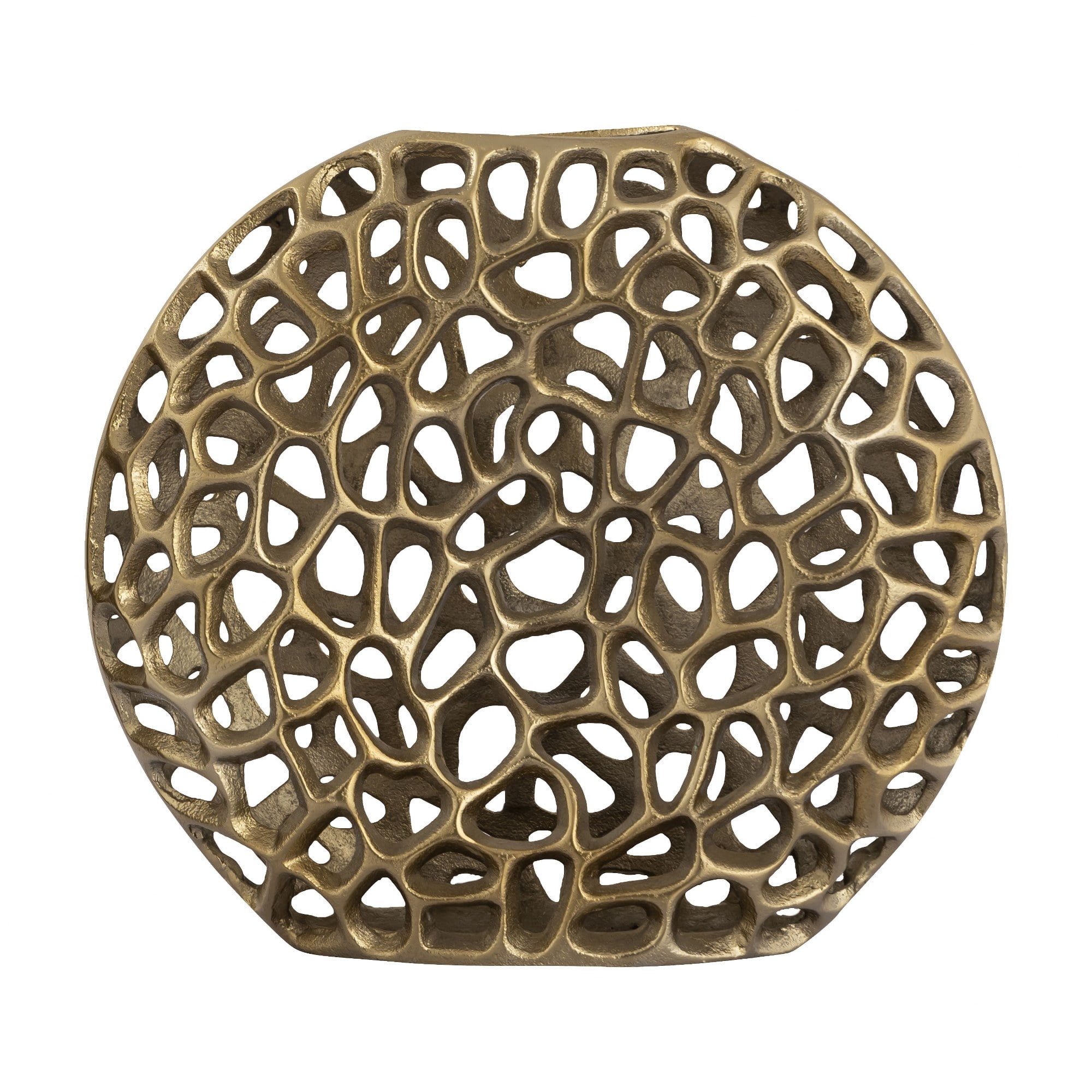 Elk Home Reef Vase in Brass 14.5 inch Tall - Walmart.com
