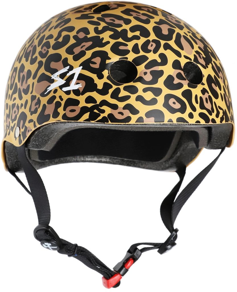 S1 Mini Lifer Helmet - Tan Matte Leopard Print - Walmart.com