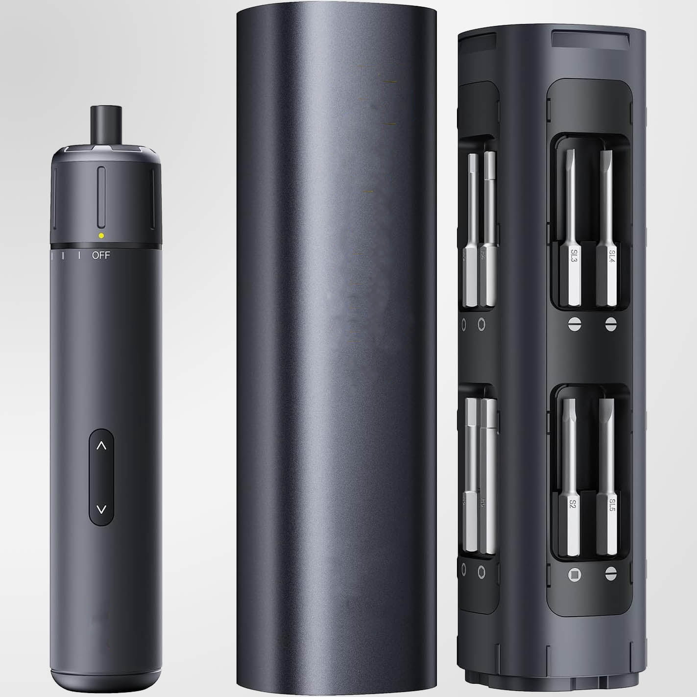 S1 Pro Electric Screwdriver, Power Screwdriver with 16 S2 Steel Bits, 3 ...
