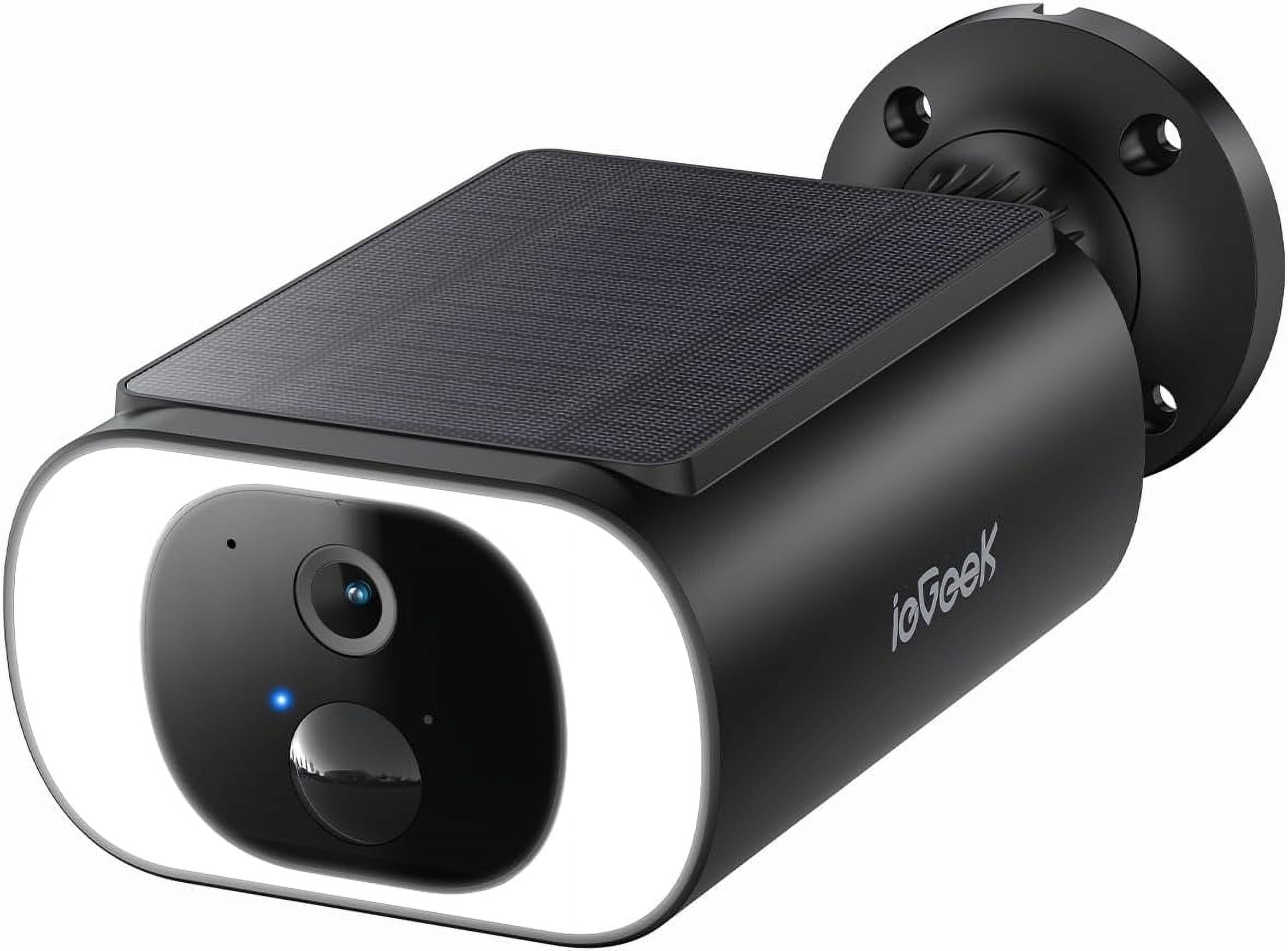 S1 Solar Cameras Outdoor, WiFi Camera with Embedded Solar Panel, AI ...