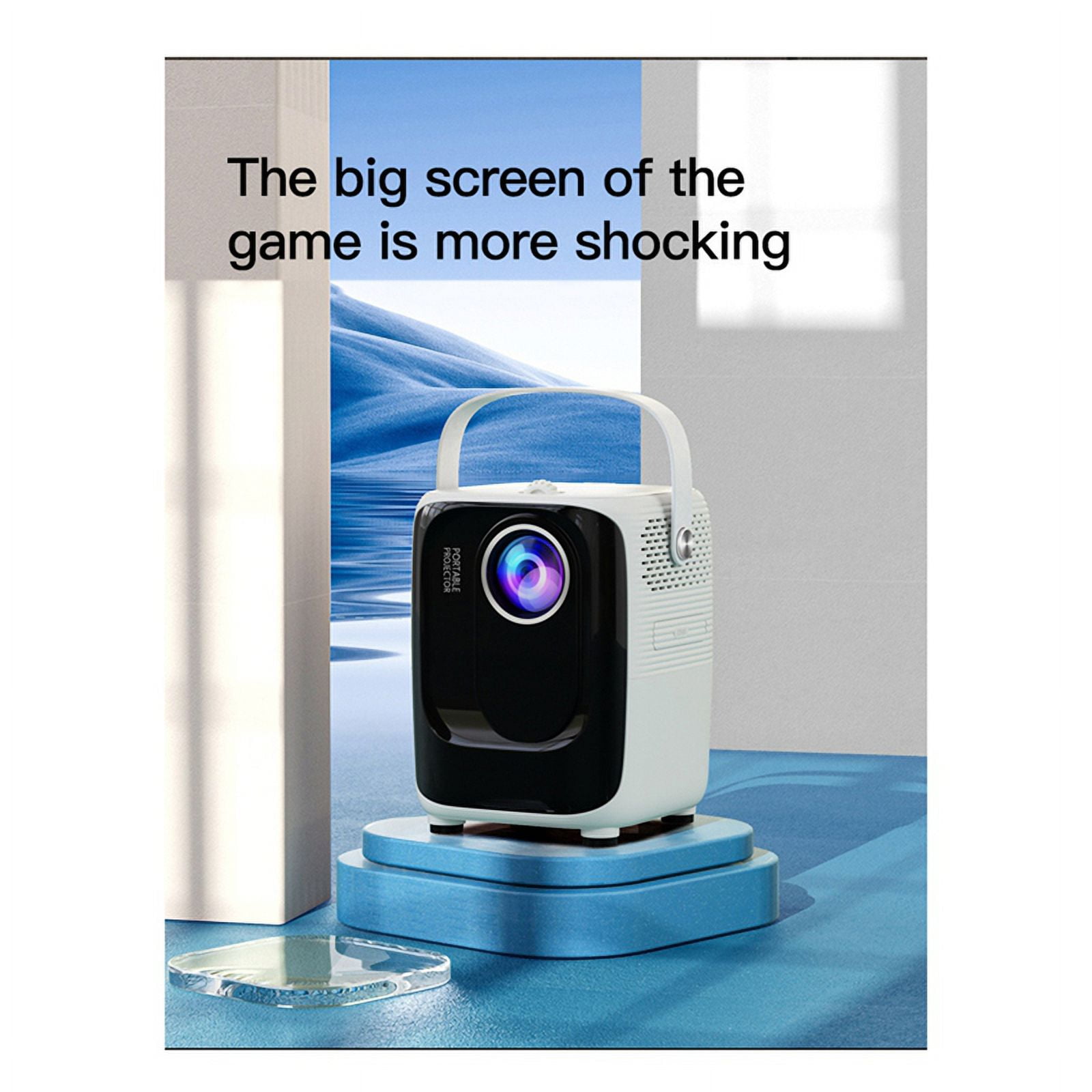 S10 1080P Mini Projector Bluetooth-Compatible Android Portable ...