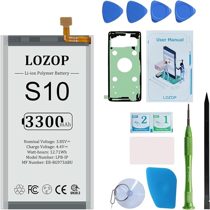S10 Battery Replacement Kit for Samsung Galaxy S10 SM-G973U/U1/F/W/X ...