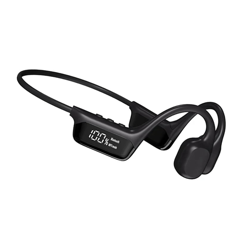 S10 Bluetooth 5.4 Bone Conduction Wireless Headphones 30 Meters Depth IPX8 Waterproof Swimming ...