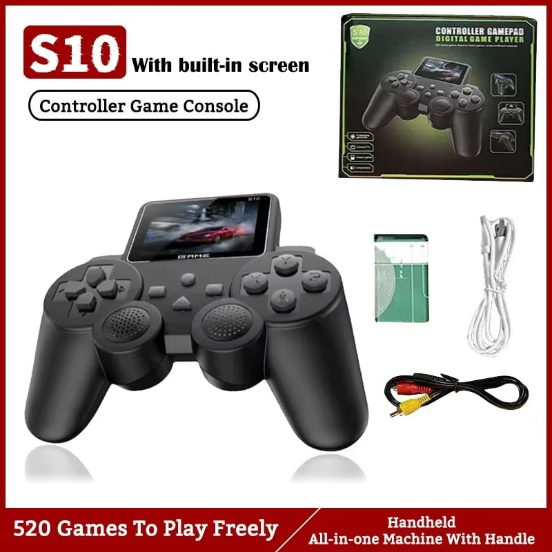 S10 Video Handheld Game Console 520 Game Consoles 2.4-inch Game AV ...