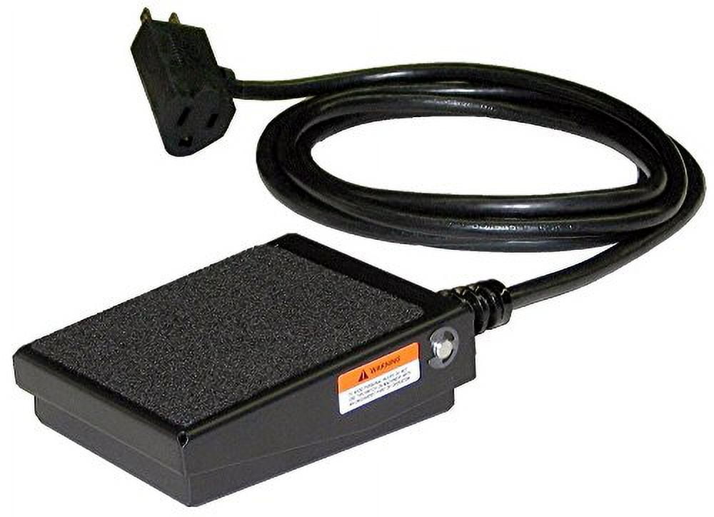 S100-1501 Foot Switch, Electrical, Momentary Action, Made in USA, 8-ft ...