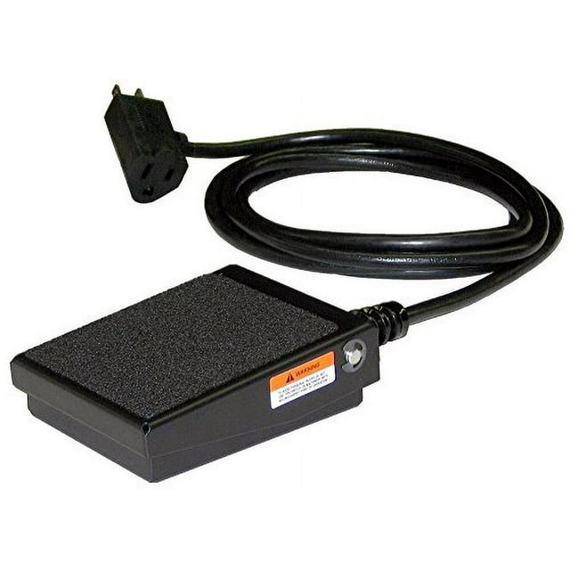S100-1501 Foot Switch, Electrical, Momentary Action, Made in USA, 8-ft ...