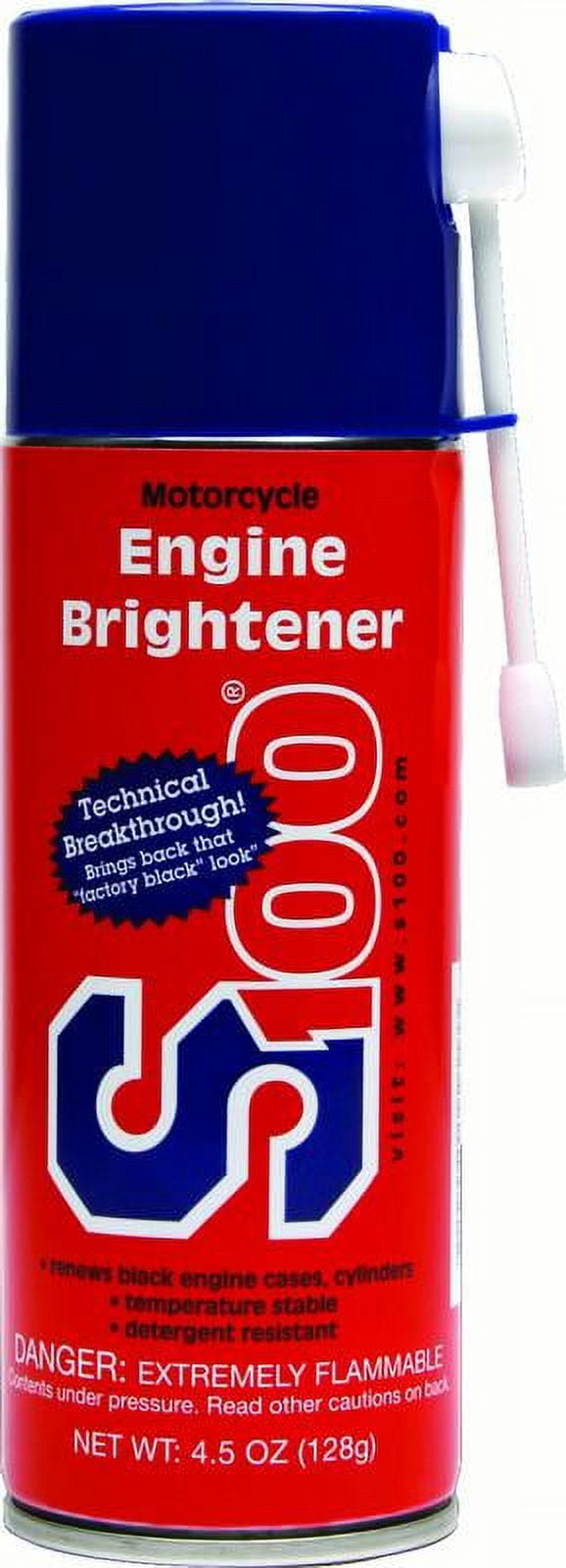S100 19200A Engine Brightener 4.5oz - Restores Luster, Factory Black ...