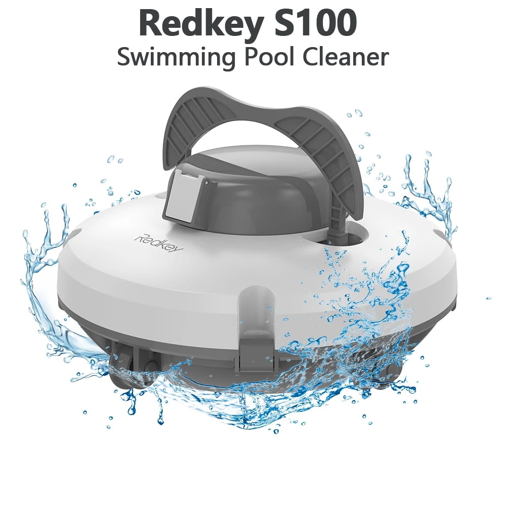 S100 Cordless Robotic Pool Cleaner Vacuum IPX8 Waterproof 5200mAh ...