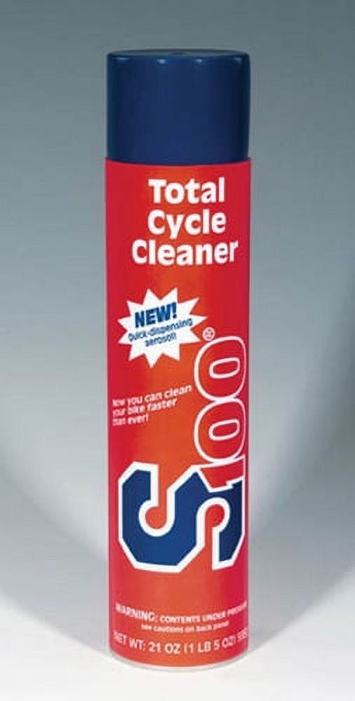 S100 Total Cycle Cleaner Spray, 21 oz Aerosol, Safe for Motorcycle ...