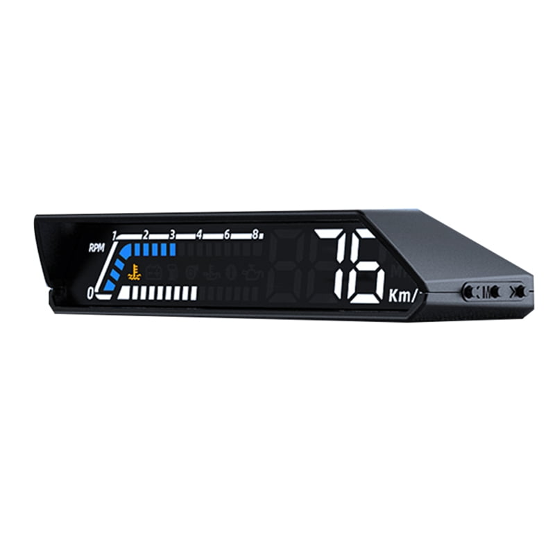 S100 Dual Display HUD Head-Up Display OBD Multi-Function Vehicle ...