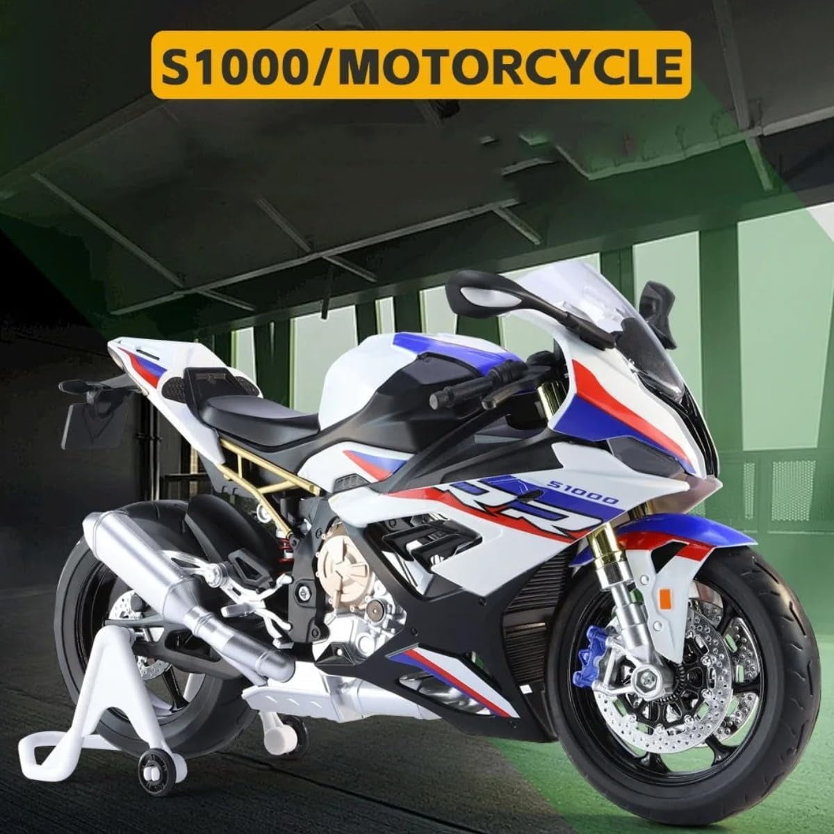 S1000RR Alloy Motorcycle Model, Simulation Collector Display with Sound ...