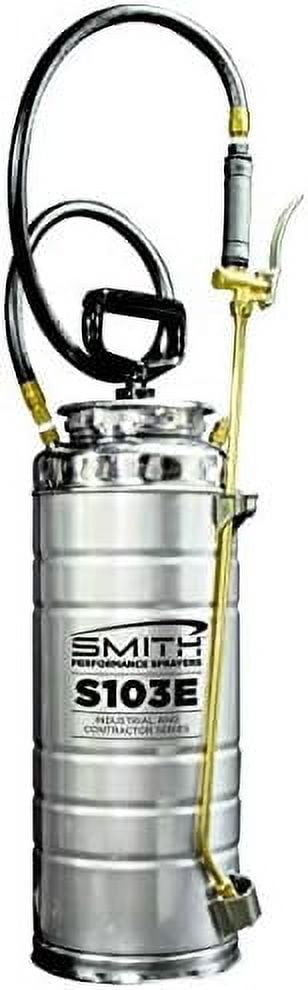S103E 3.5-Gallon Stainless Steel Concrete Sprayer for Solvent or Water ...
