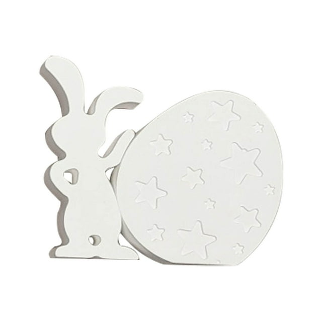 S1090 Easter Bunny Touching The Easter Egg Figurine|Silikonformen ...
