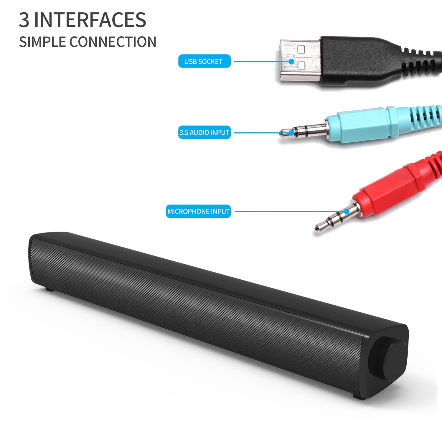 S11 Computer Speaker Soundbar for TV Computer Speaker Soundbar Audio ...