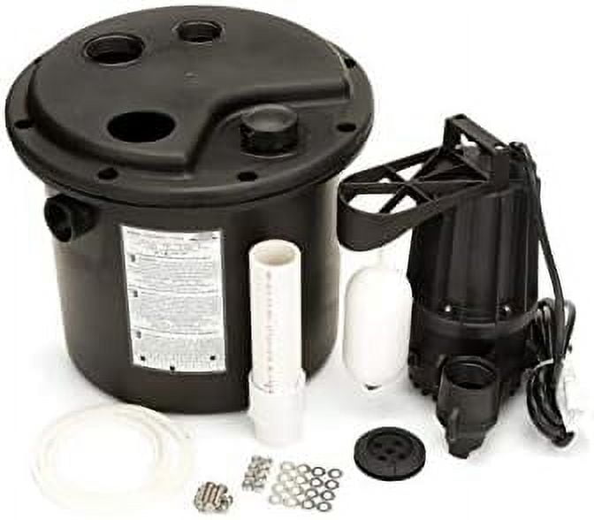S1104 .3 HP Drain Pump System Ideal for Wet Bars, Sinks, Water ...