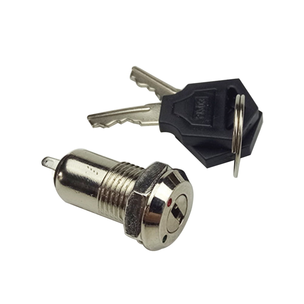 S1204 Key Lock Switch Single Pole Single Throw Round Terminal Key ...