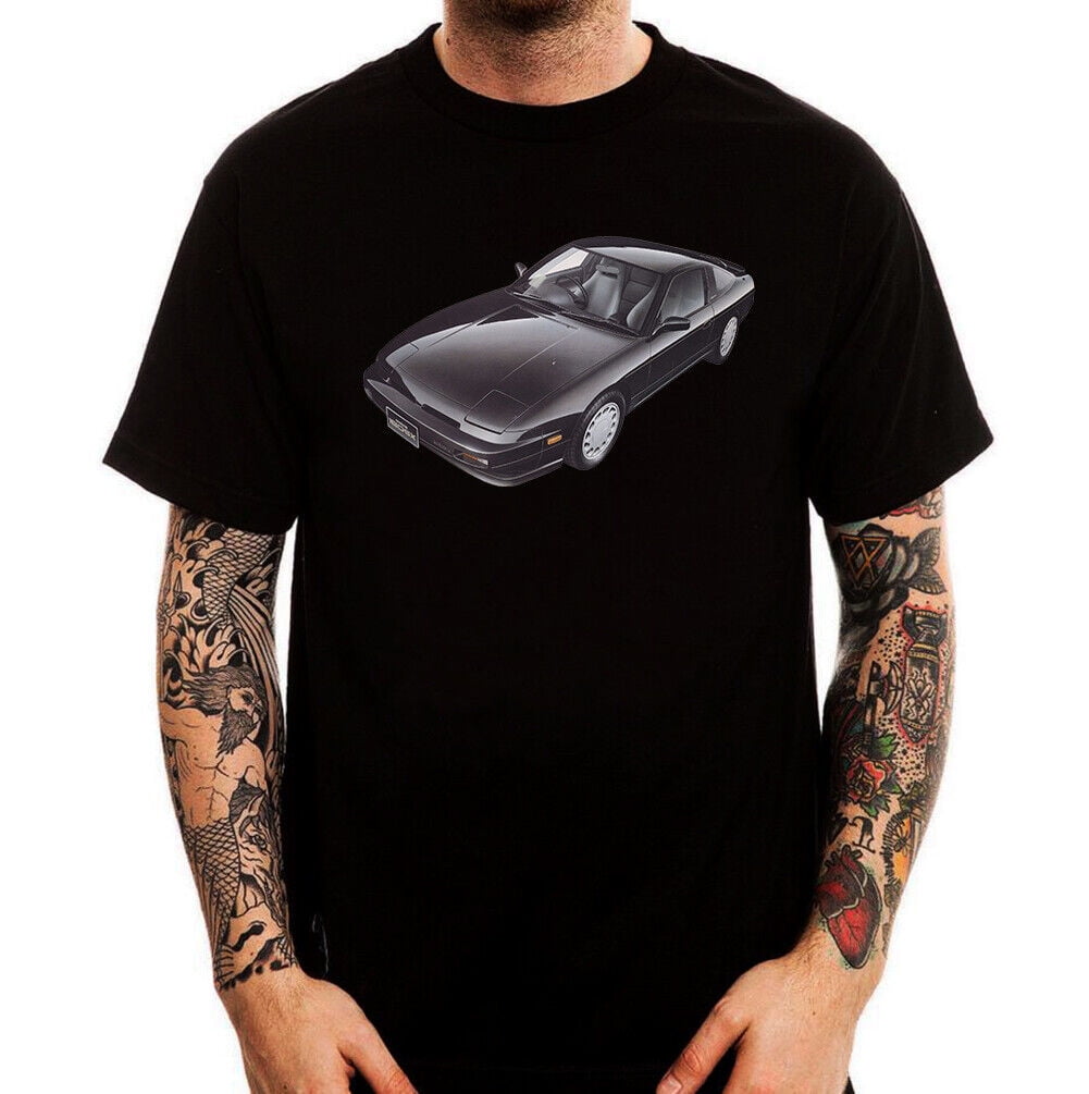 S13 180sx Jdm Japanese Car Classic Drift Men's Printed Cotton T-shirt ...
