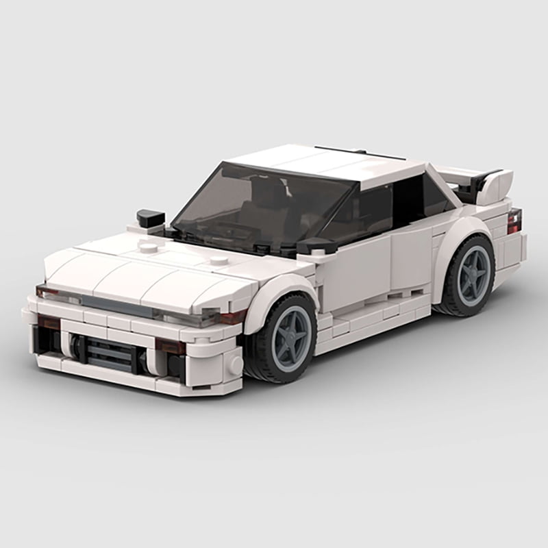 S13 Silvia 240sx MOC Car Speed Champions Super Race F1 Vehicle Model ...