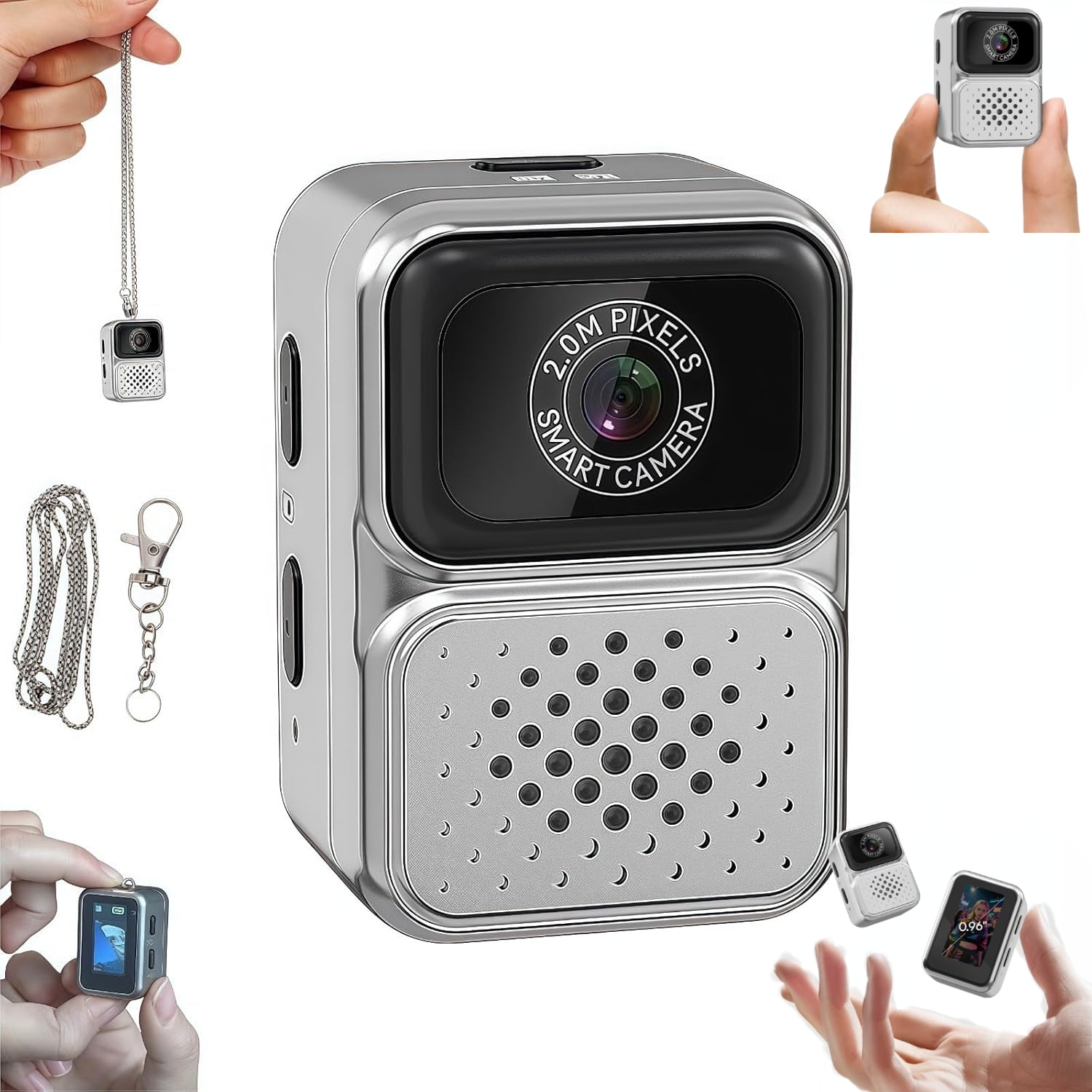 S130 Mini Digital Camera, 0.96-Inch HD Travel Retro Compact Ccd Thumb ...