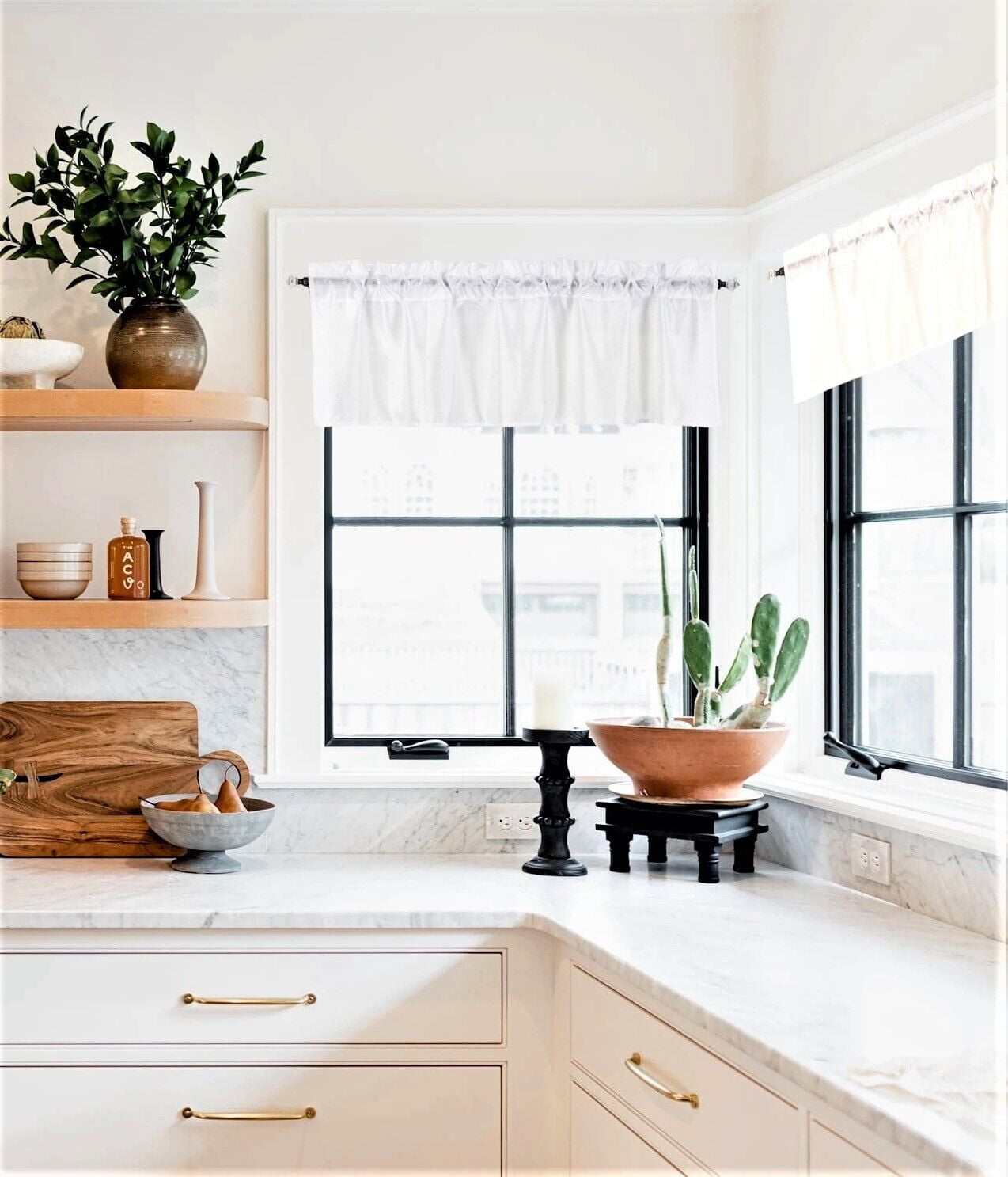 S18 WHITE 1 Piece Solid Faux Silk Rod Pocket Stylish STRAIGHT WINDOW ...