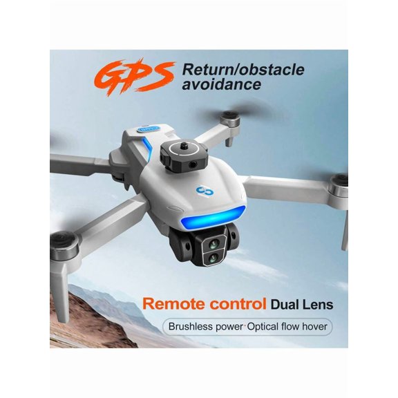 DEMi F188 Drone, 6K Dual Camera, GPS, Auto Return, Brushless, Foldable ...