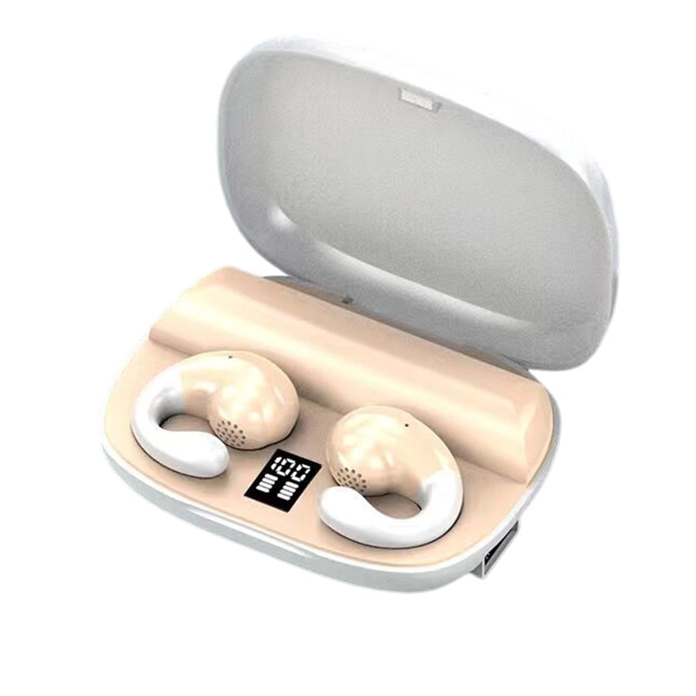 S19 Wireless Earbuds Bone Conduction Headphones LED Display Charging ...