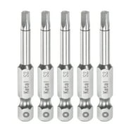 Uxcell T27 Magnetic Security Torx Screwdriver Bit 1/4" Hex Shank 6" Length, Red 2 Pack - Walmart.com