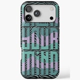 S2 Trendy Color Lettering Modern Phrase Tough iPhone Case 11 through 17 ...