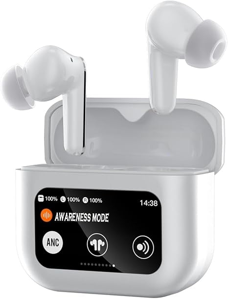 S20 PRO Wireless Active Noise Cancelling Earbuds with Touch Screen ANC ...