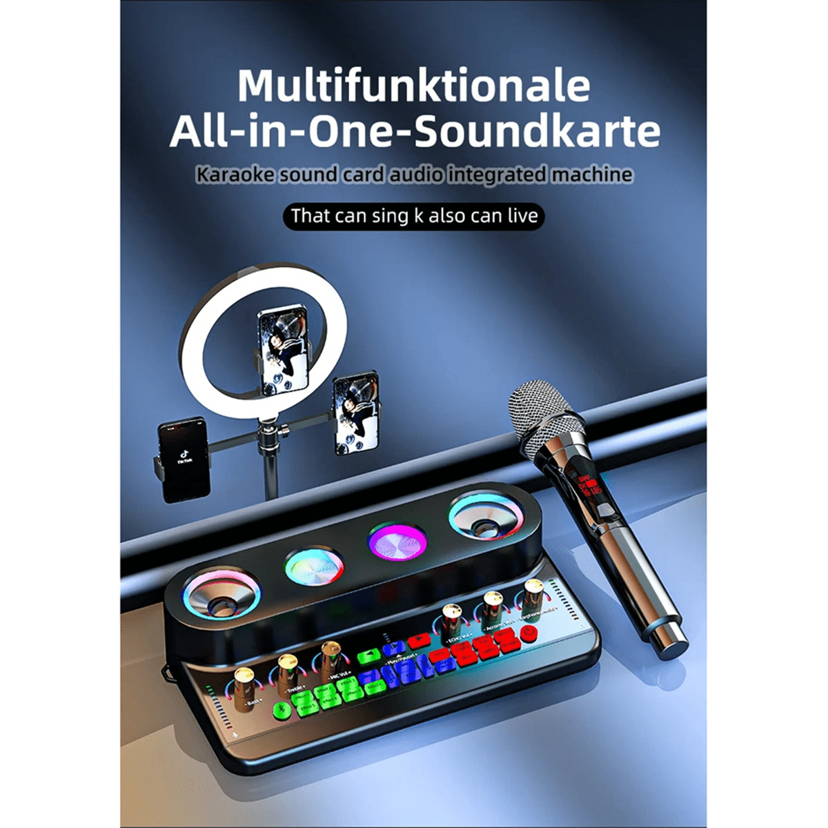 S20 Professional Audio Sound Card with Customize Sound Module Music ...