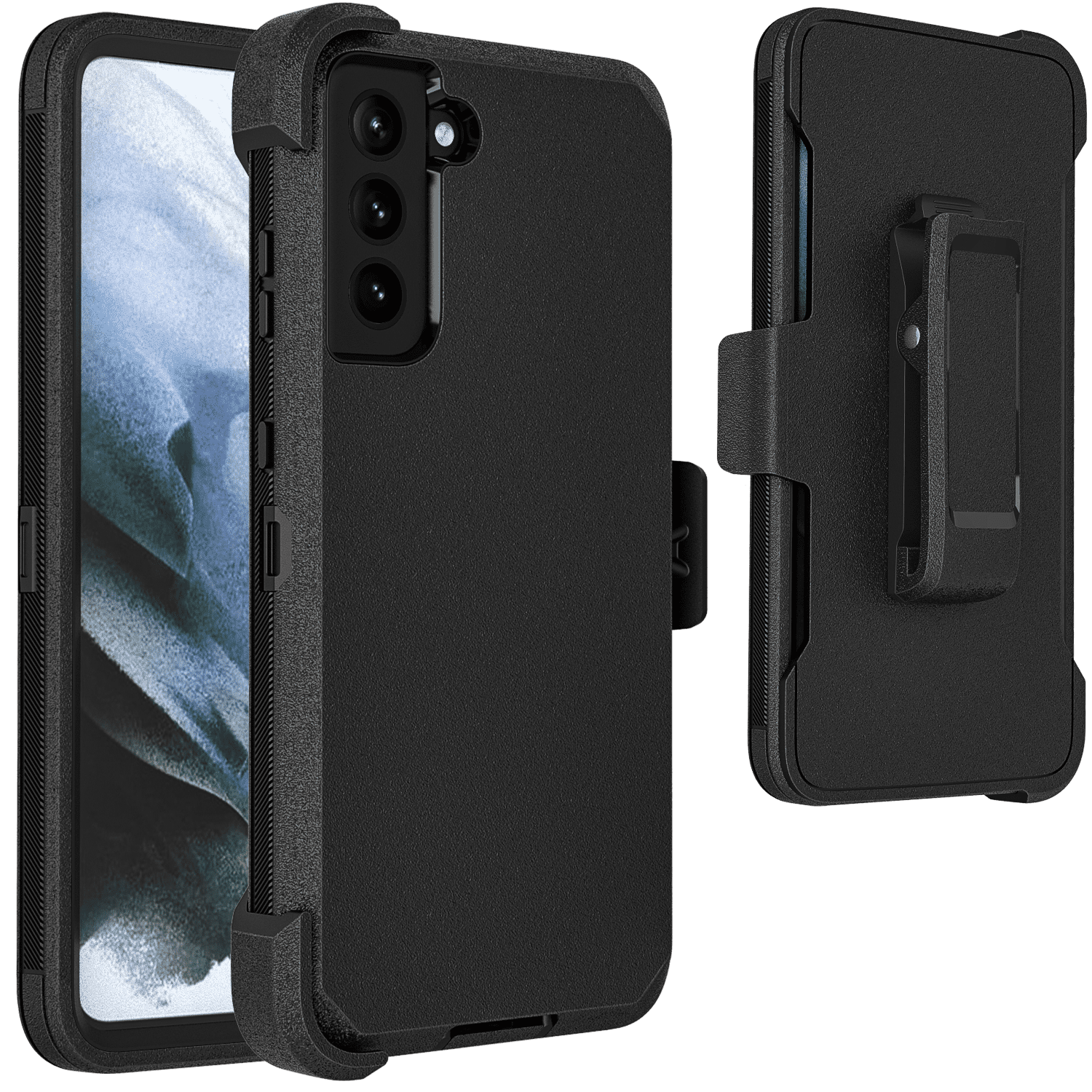 CBUS Case & Holster for Samsung Galaxy S21 FE 5G - Full Body Protection, Screen Protector, Belt ...