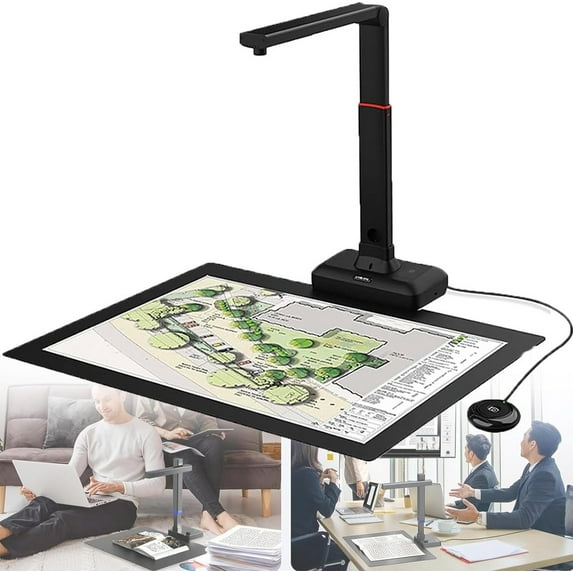 S21 Large Format Book Scanner, A2 Overhead Scanner, 23MP High ...