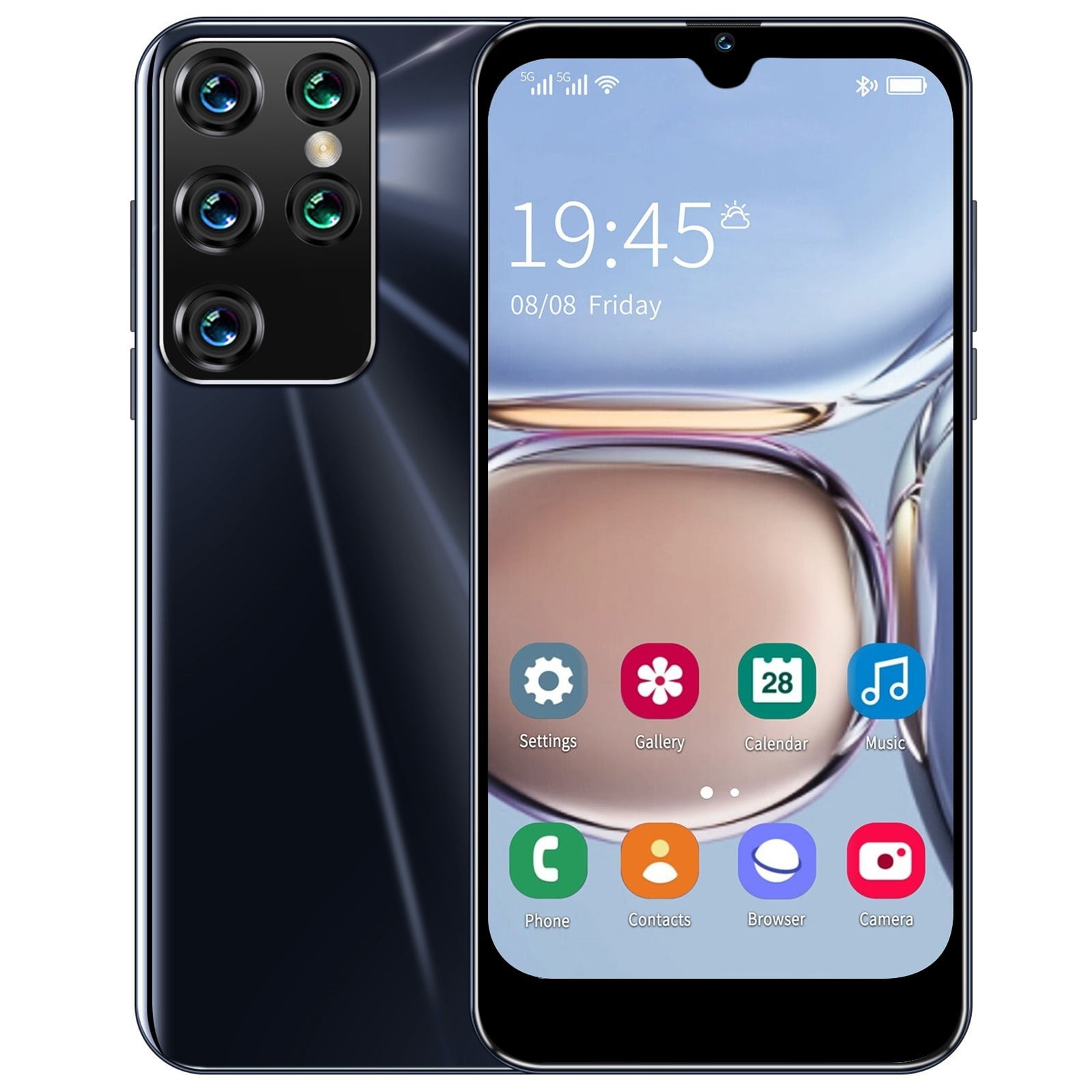 S21 Ultra 6.26 Inch Smartphone Face Unlock Full Screen Android 8.0 1G ...