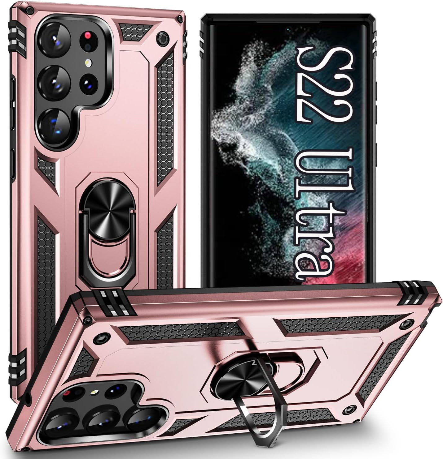 S22 Ultra Phone Case for Samsung Galaxy 22 Ultra,with Stand, Military ...