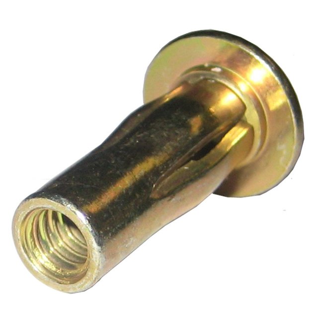 S25MG280 Steel PRE-BULBED Shank, Multi-Grip Rivet-NUT Gold ZINC Finish ...