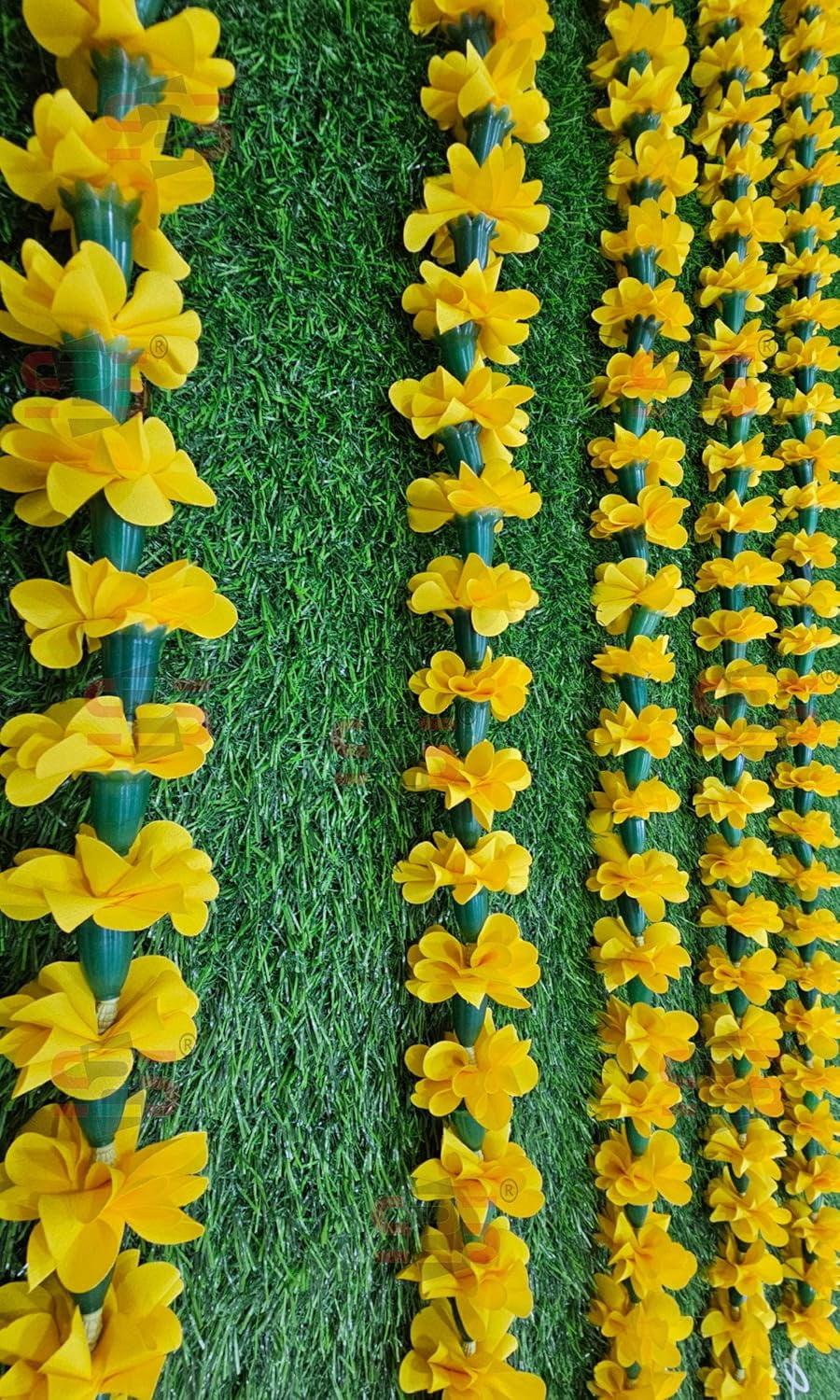 S2S Artificial Fabric Fullfy Marigold Flower Strings Wedding ...