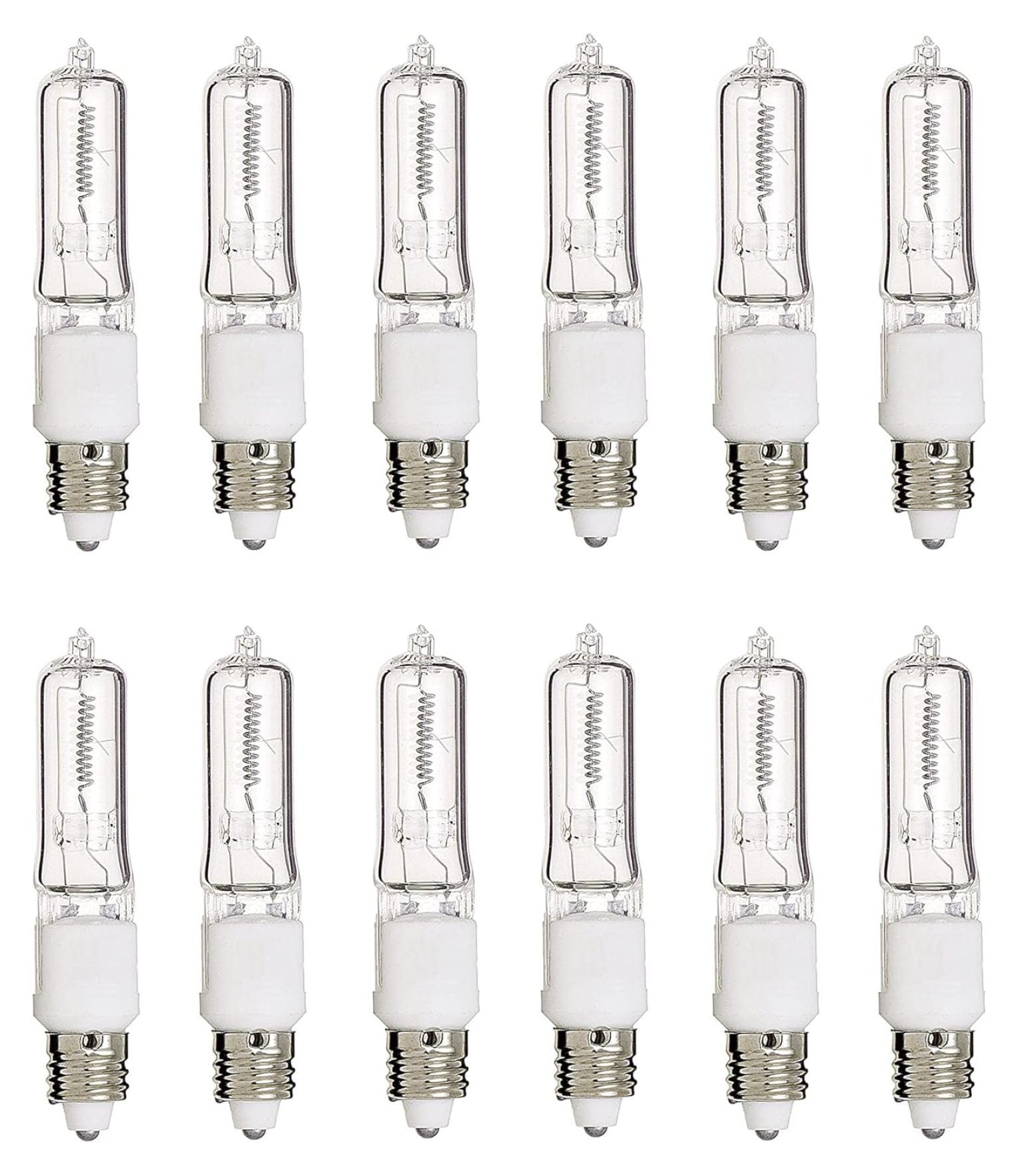 S3109/12 250-Watt T4.5 Halogen Light Bulb, E11 Base, 12-Pack - Walmart.com